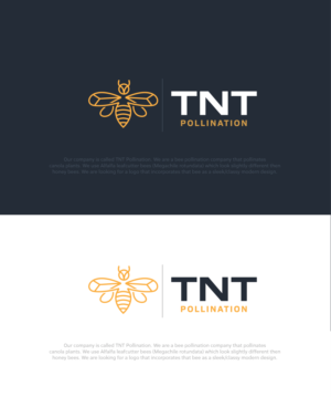 Logo for a bee pollination company called TNT Pollination | 56 Logo Designs for "TNT Pollination ...