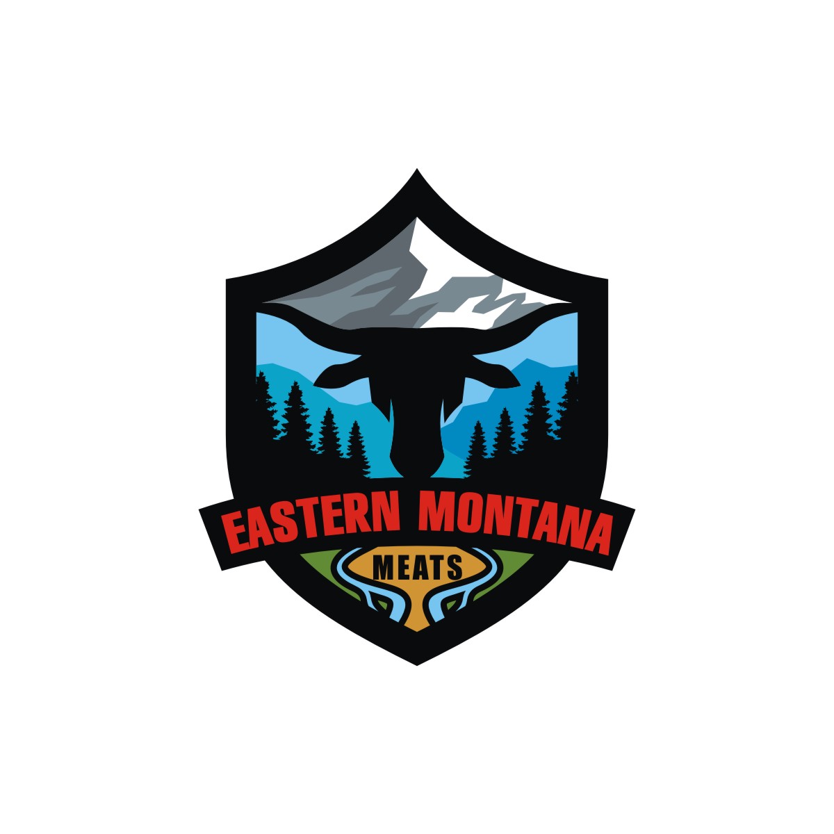 Traditional, Bold Logo Design for Eastern Montana Meats by Kreative ...