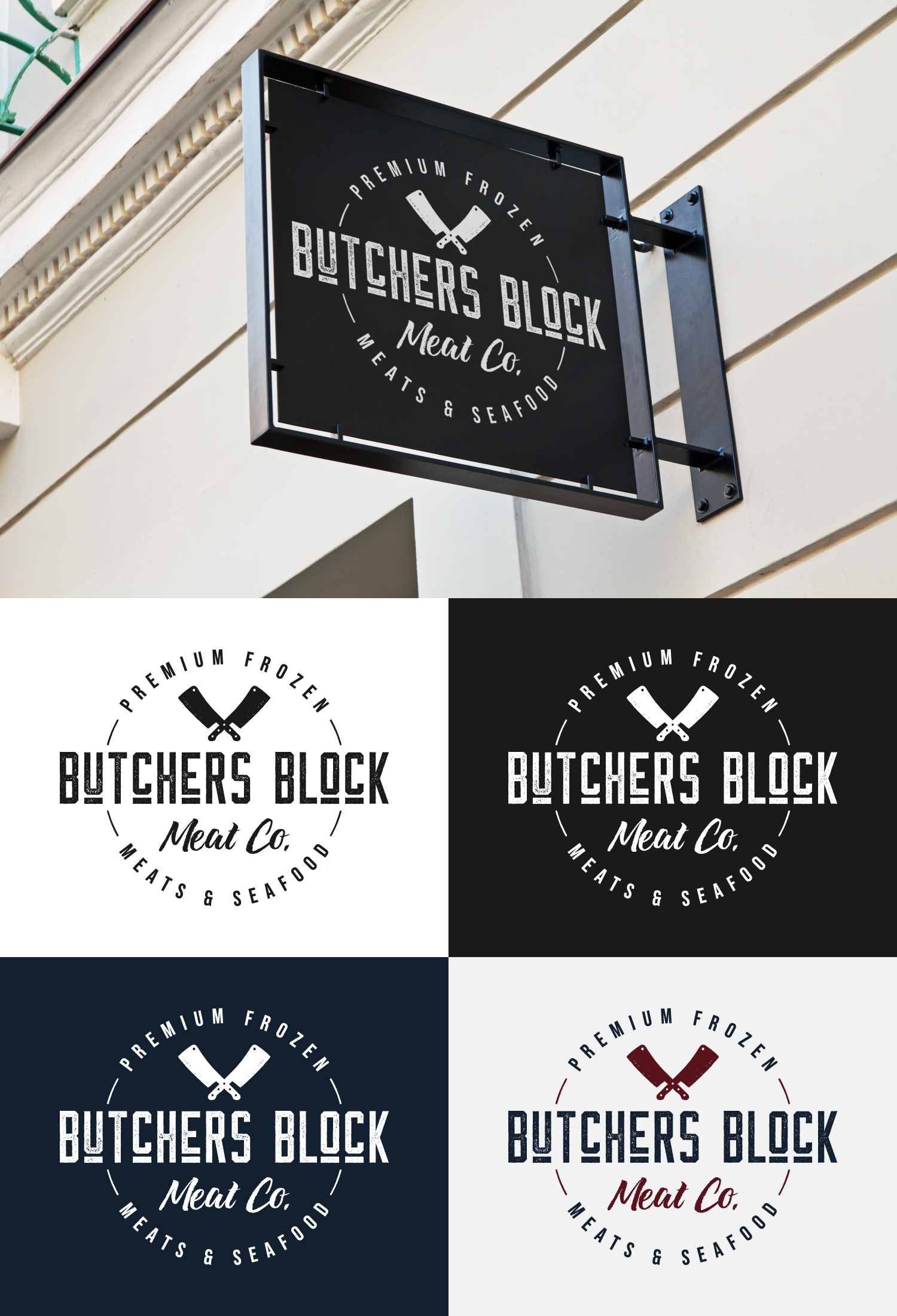 Logo Design for Butchers Block Meat Co. by ACK Design | Design #24548220