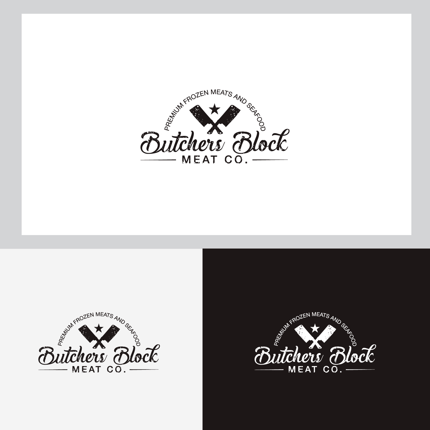 Logo Design for Butchers Block Meat Co. by sankar999 | Design #24533880