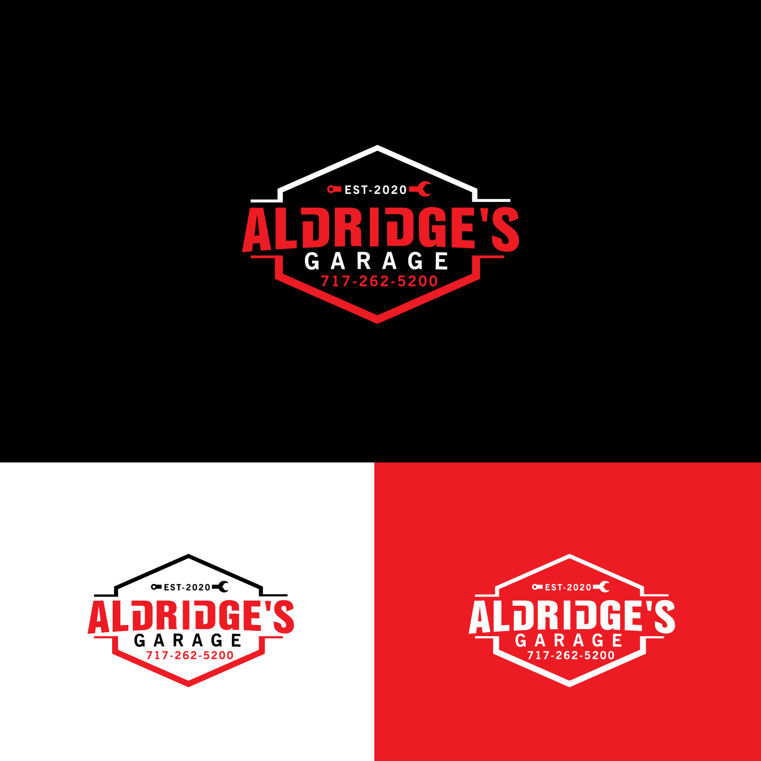 Bold, Playful Logo Design for ALDRIDGE'S GARAGE 717-262-5200 by ...