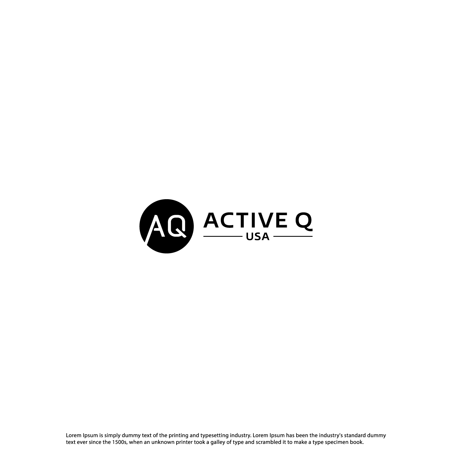 Serious, Upmarket, Wholesale Logo Design for ACTIVE Q USA by Potatow ...