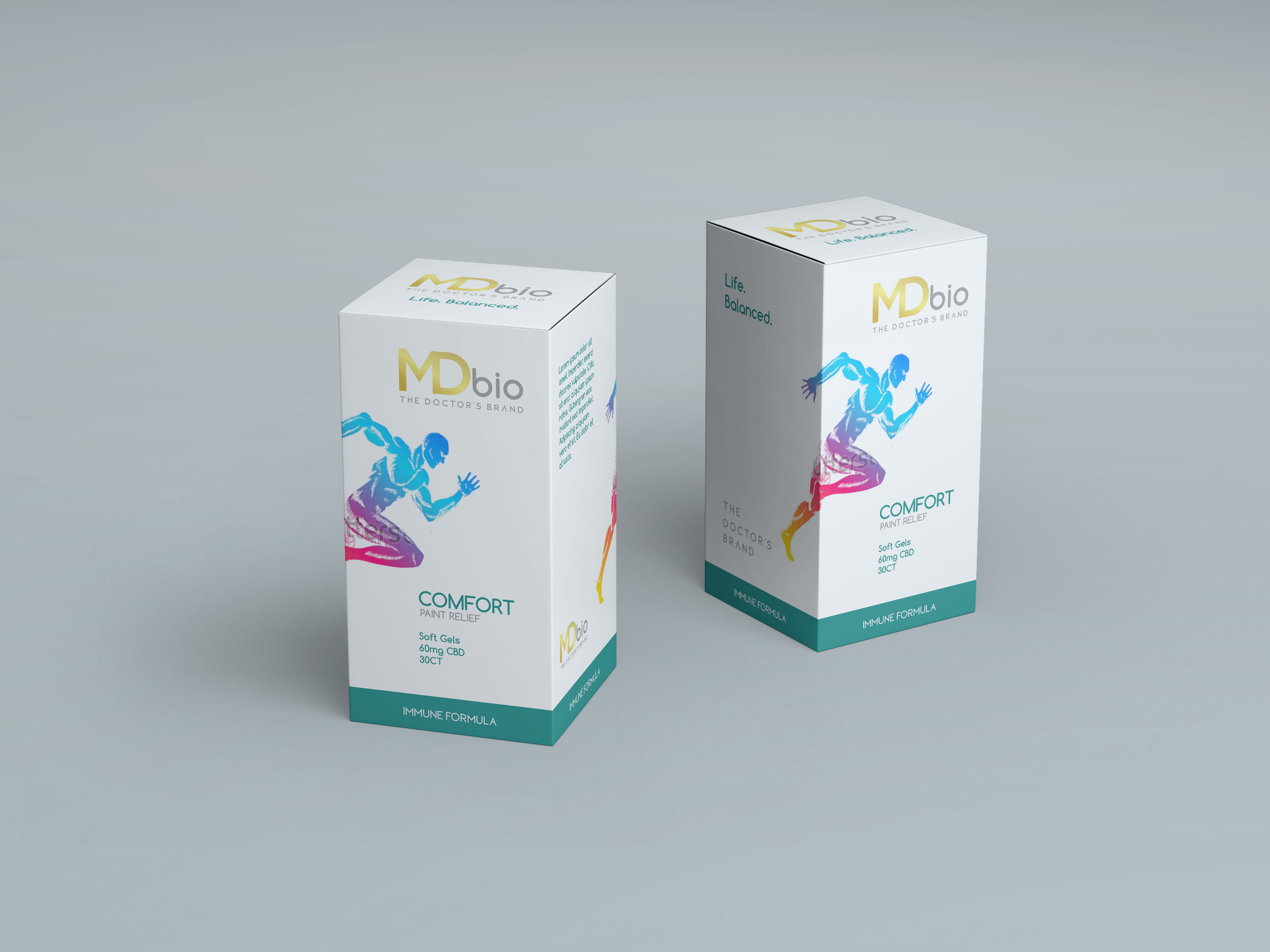 Serious, Upmarket, Medical And Science Packaging Design for MD Bio by ...