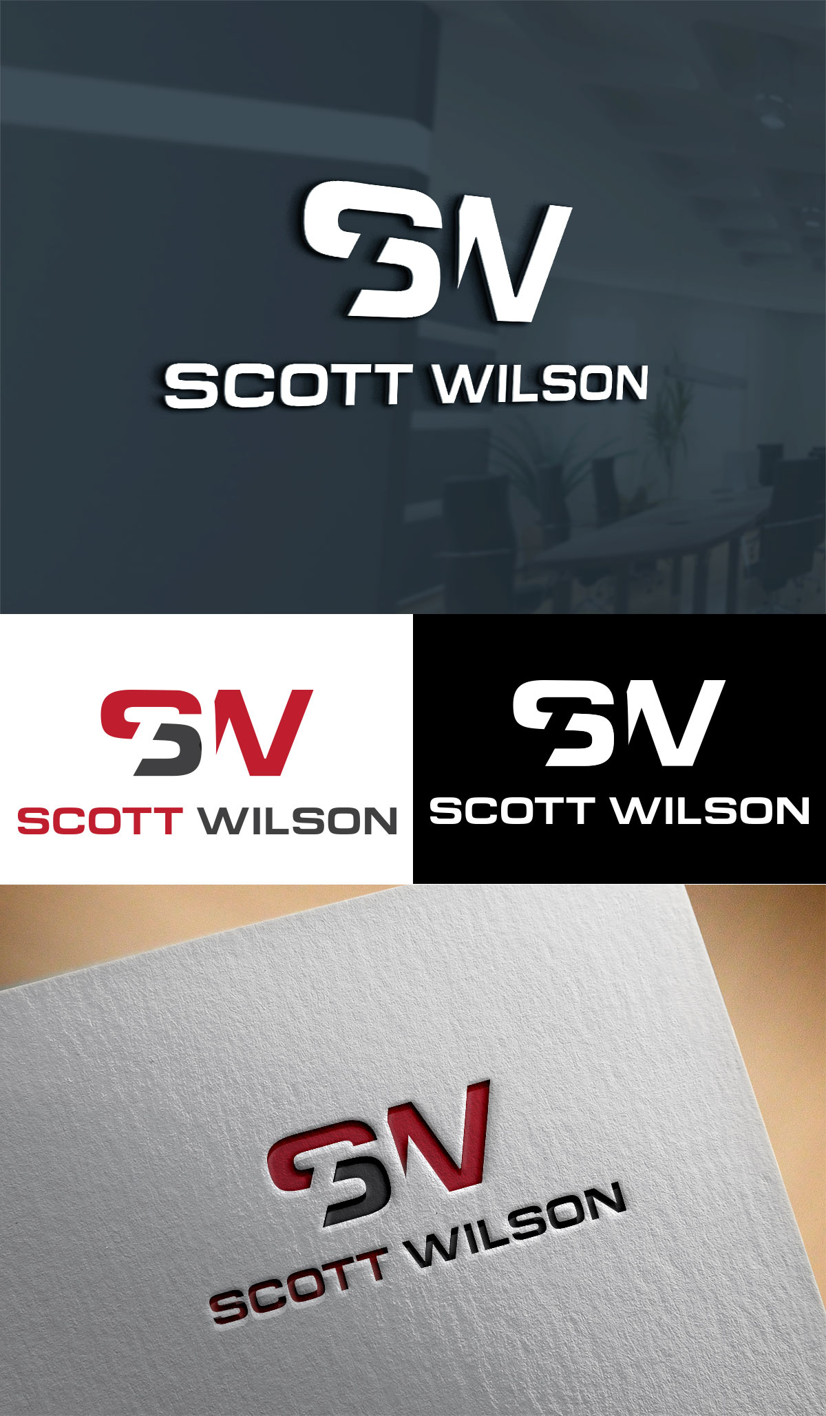 Logo Design for Scott Wilson by logofy | Design #24565605