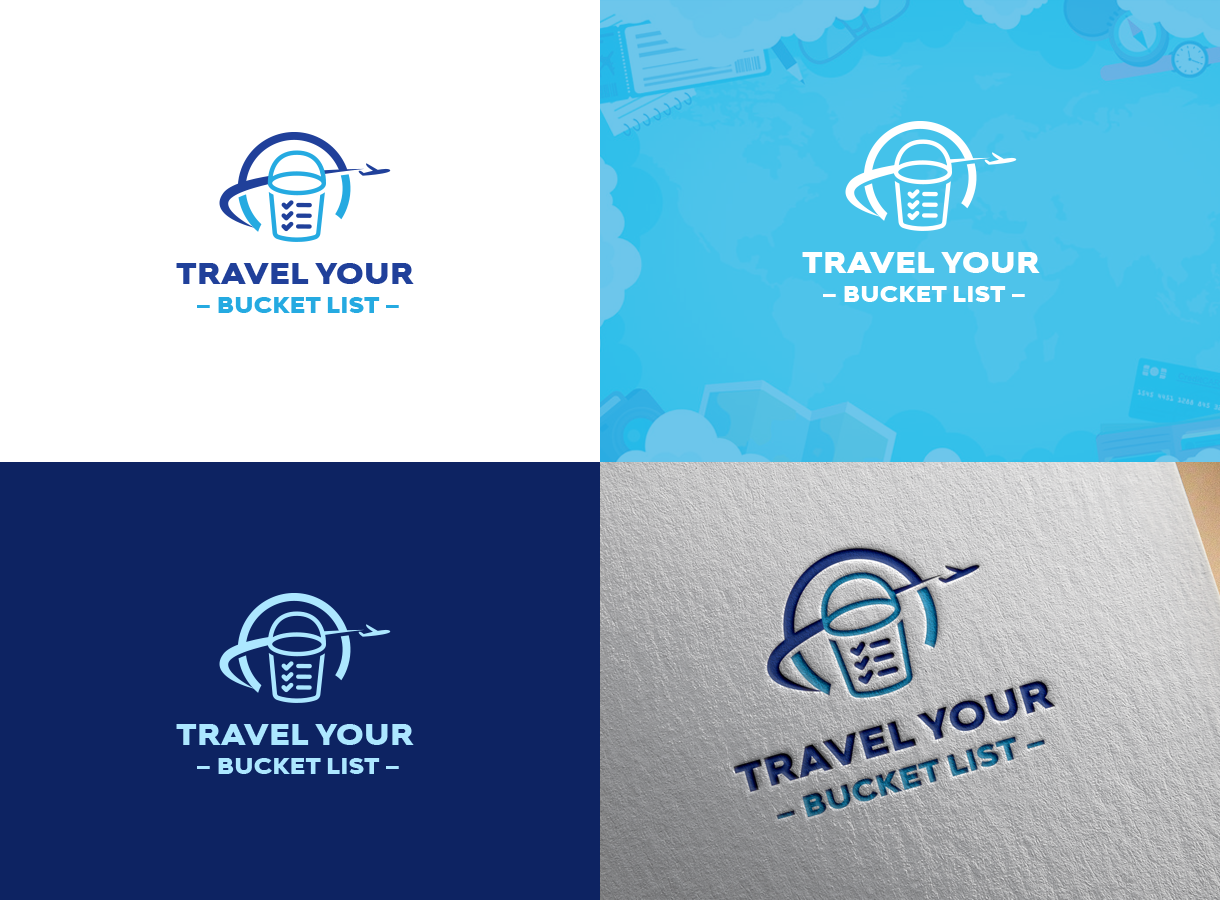 Logo Design for Travel your bucket list by Graphicsbox | Design #24595645
