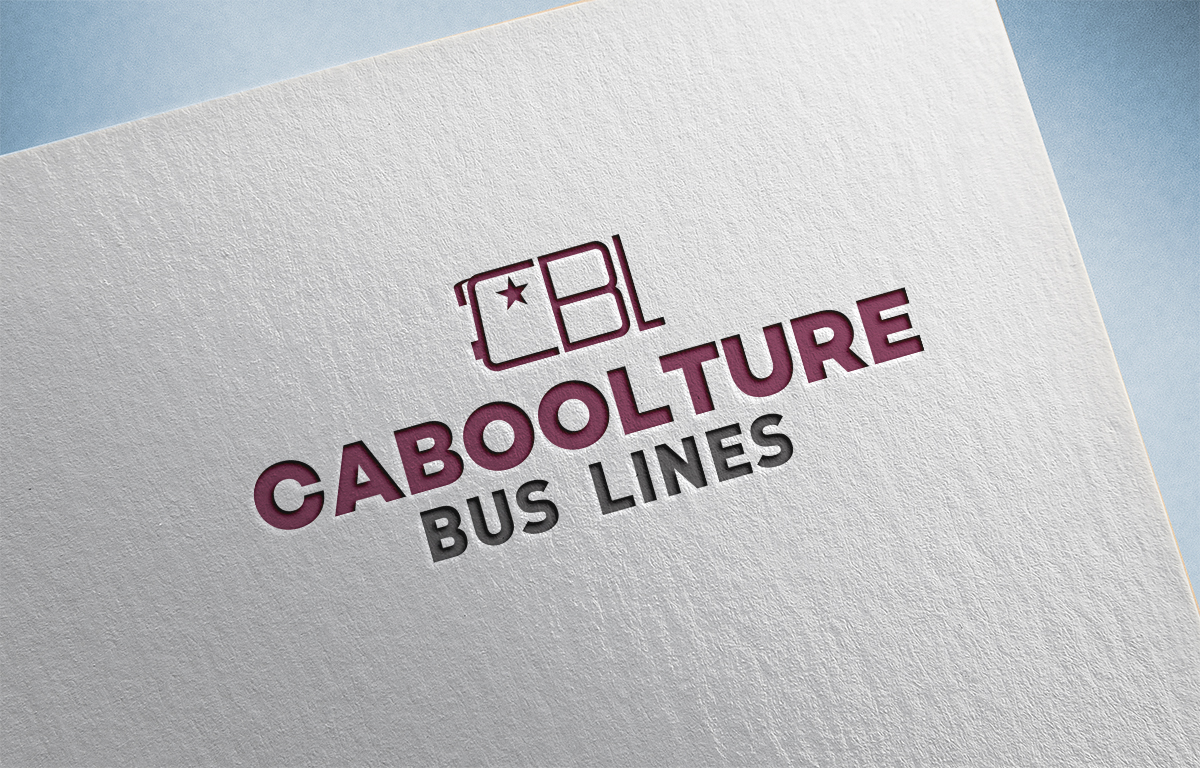 Logo Design for Caboolture Bus Lines (Capitals and fonts are at the ...