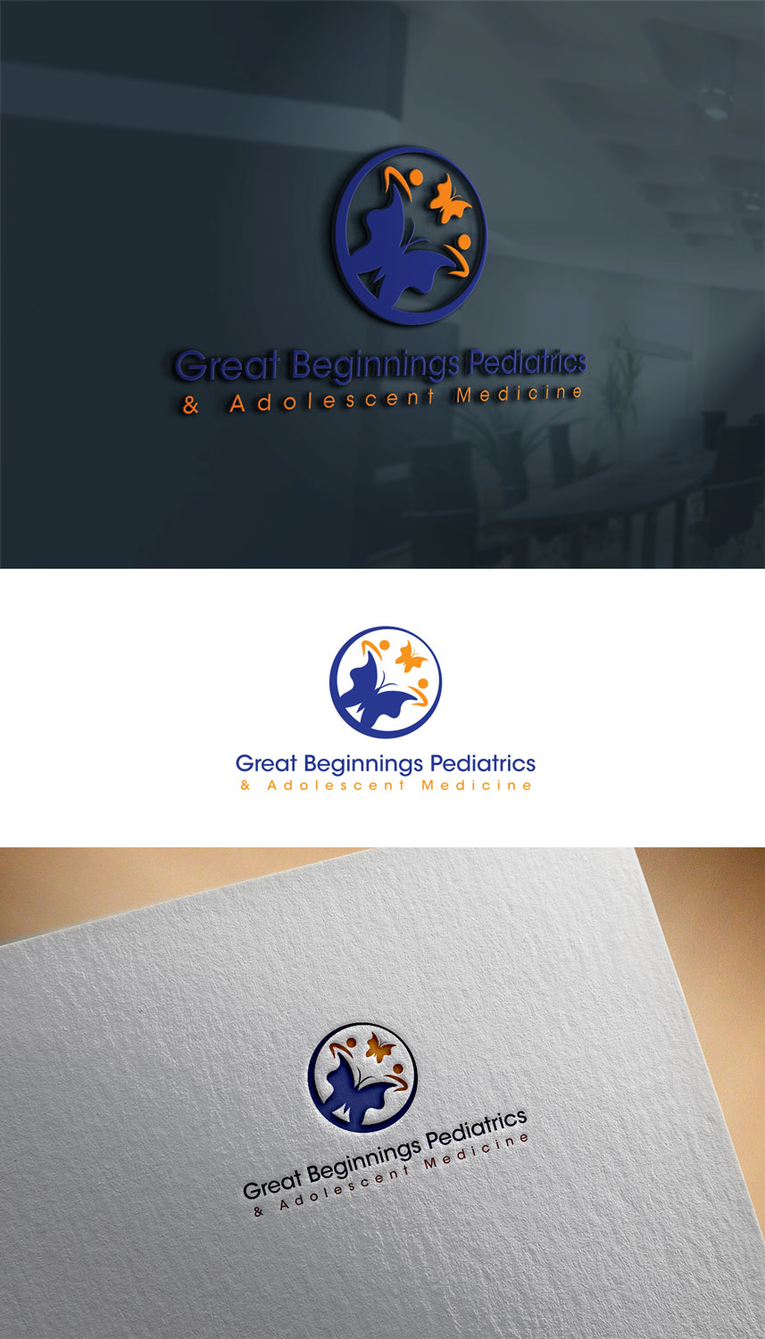 Logo Design for Great Beginnings Pediatrics & Adolescent Medicine ( or a shortened version Great ...