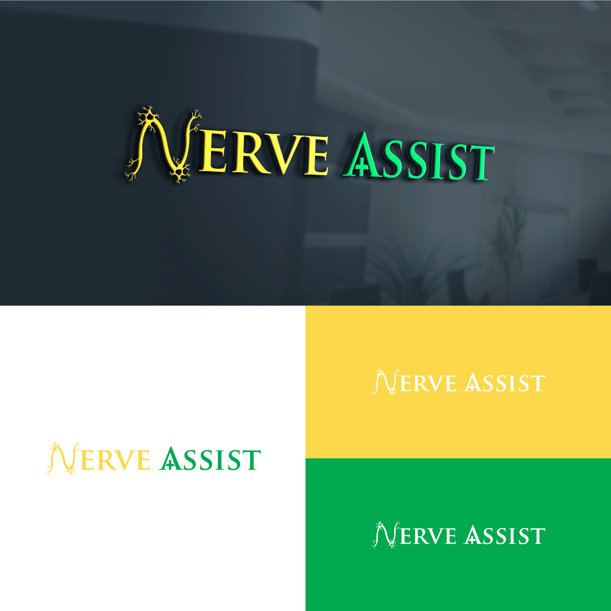 Professional, Modern, Health And Wellness Logo Design for Nerve Assist ...