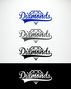 Diamonds Fastpitch Softball | 58 Logo Designs for Diamonds
