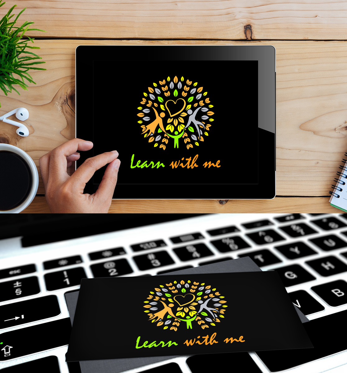 Elegant, Serious Logo Design for Learn with me by Wonderful design ...