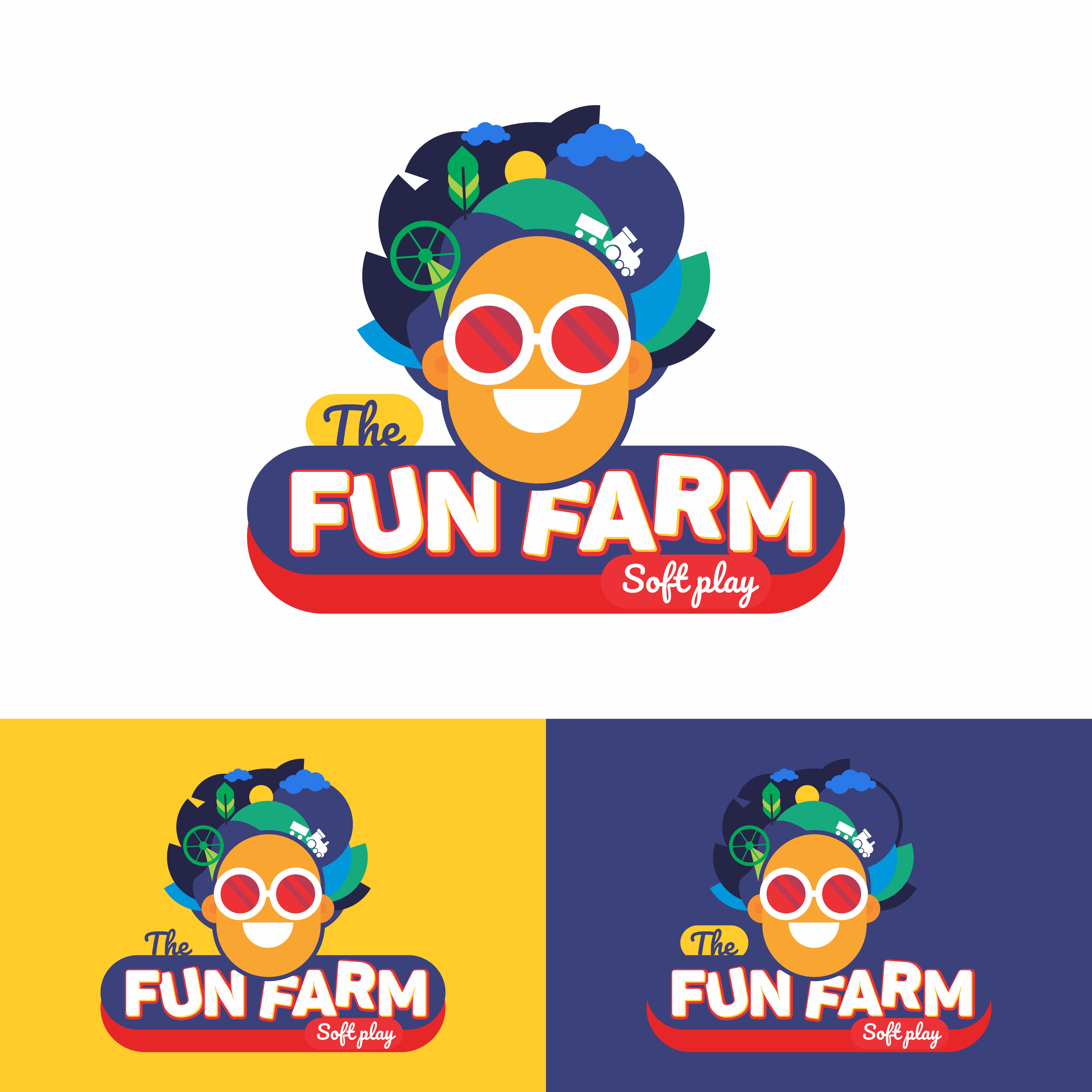Bold, Playful Logo Design for The Fun Farm Soft Play by TarunVyas ...