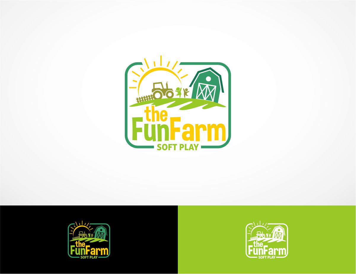 Bold, Playful Logo Design for The Fun Farm Soft Play by Robby SC ...
