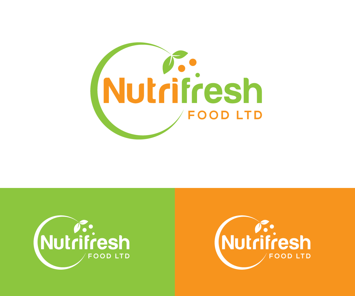 Logo Design for Nutrifresh Food ltd ( I want "Foods ltd" in very small ...