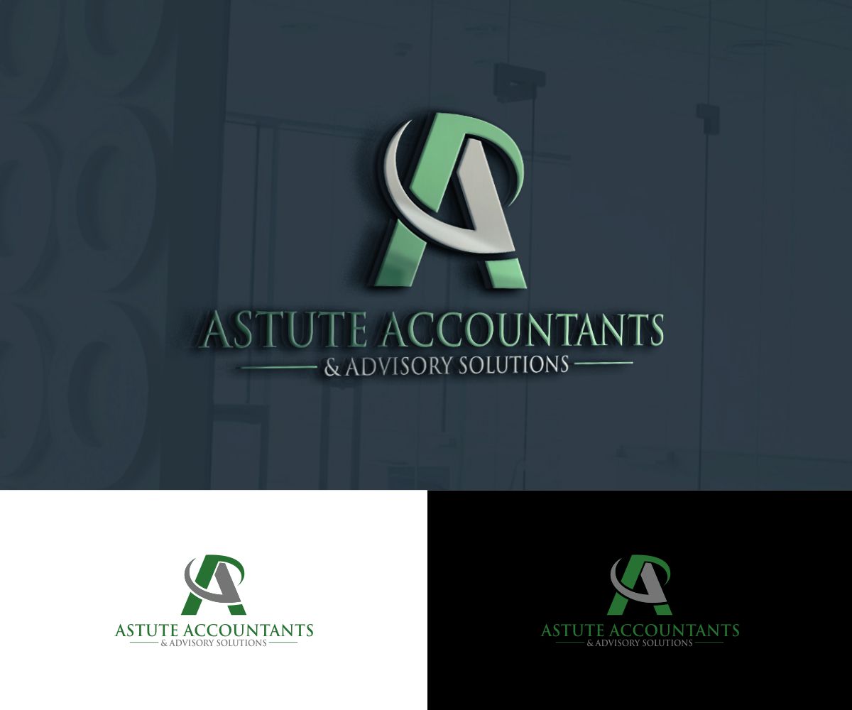 Modern, Elegant, Accounting Logo Design for Astute Accountants ...