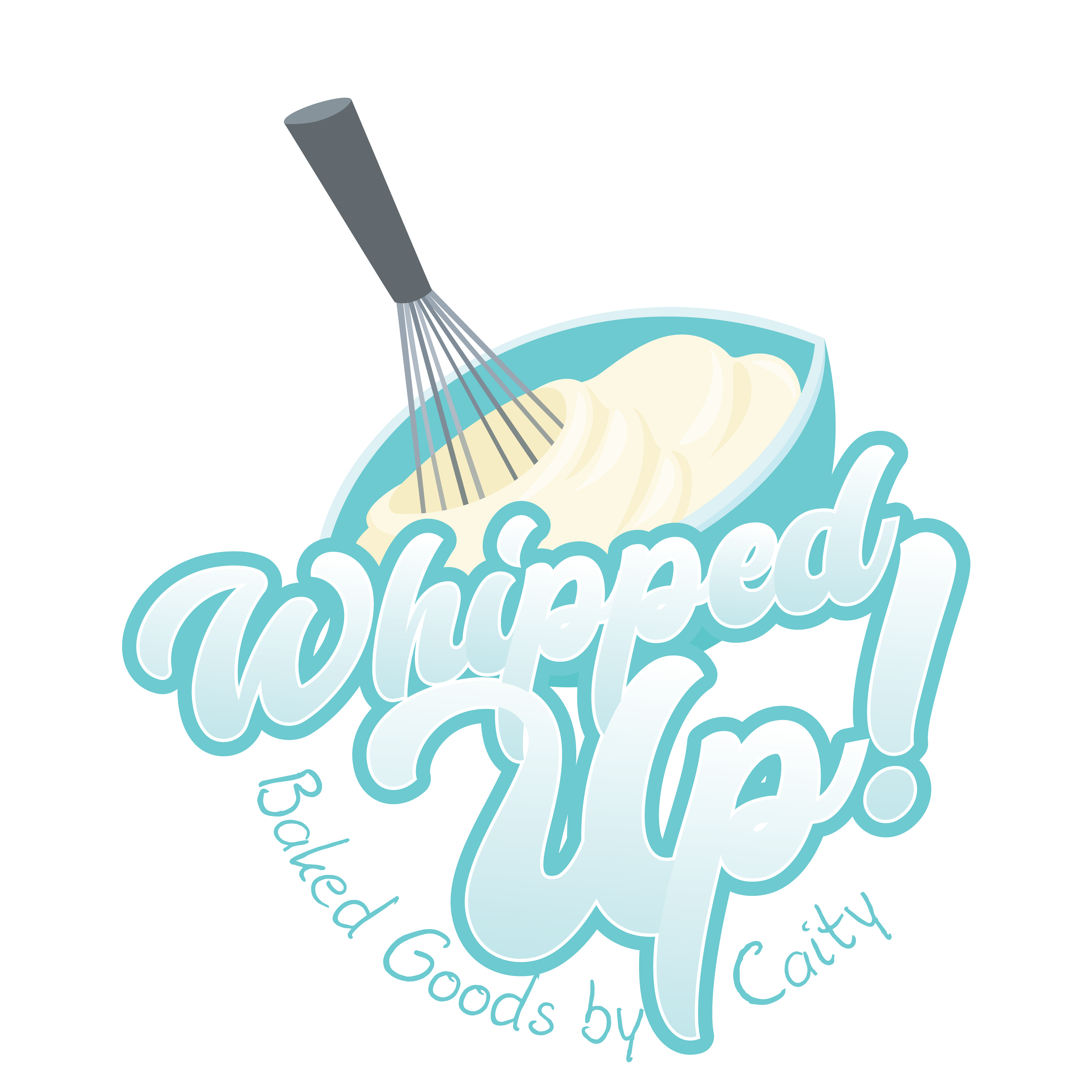Elegant, Playful Logo Design for LOGO: Whipped Up BYLINE: Baked Goods ...
