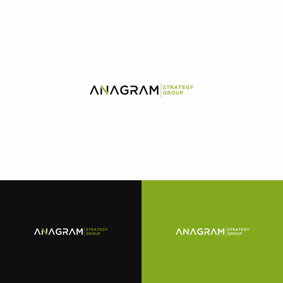 Modern, Masculine, Consulting Logo Design for Anagram Strategy by ...