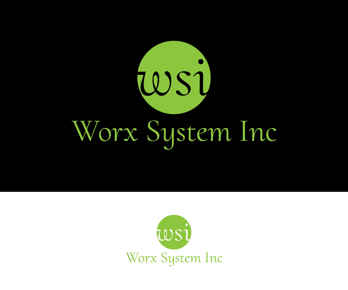 Logo Design for Worx System Inc and / or WSI by design new | Design ...