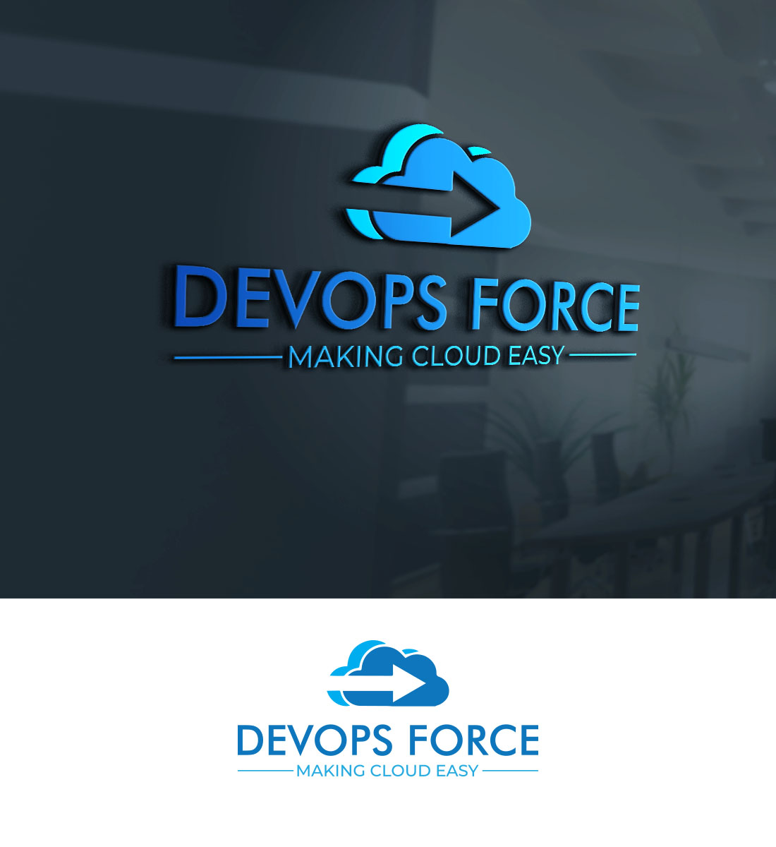 Logo Design for DevOps Force - Making Cloud Easy by angelinahudson50 ...