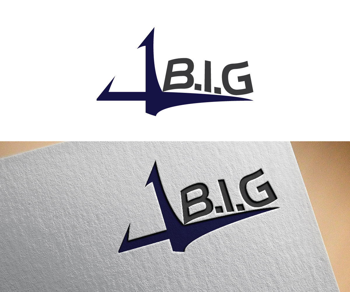 Logo Design for 4 B.I.G by Jobayer | Design #24774775