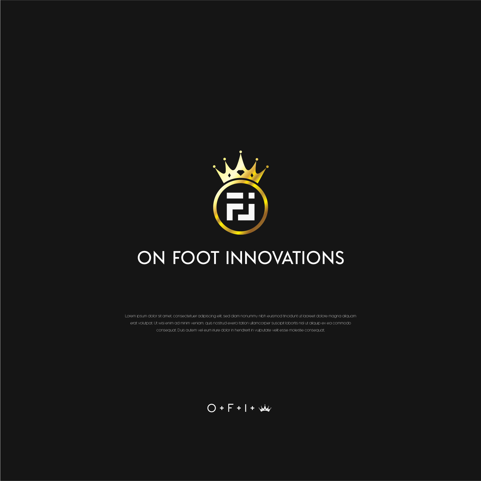 Serious, Modern, Manufacturing Logo Design for "OFI" or "On Foot ...