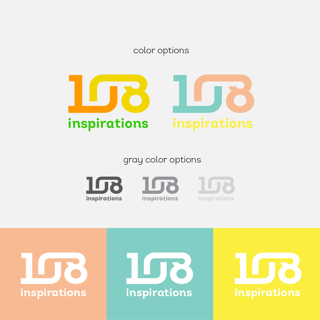 Modern, Colorful Logo Design for 108 Inspirations by Shahzad.Designs ...