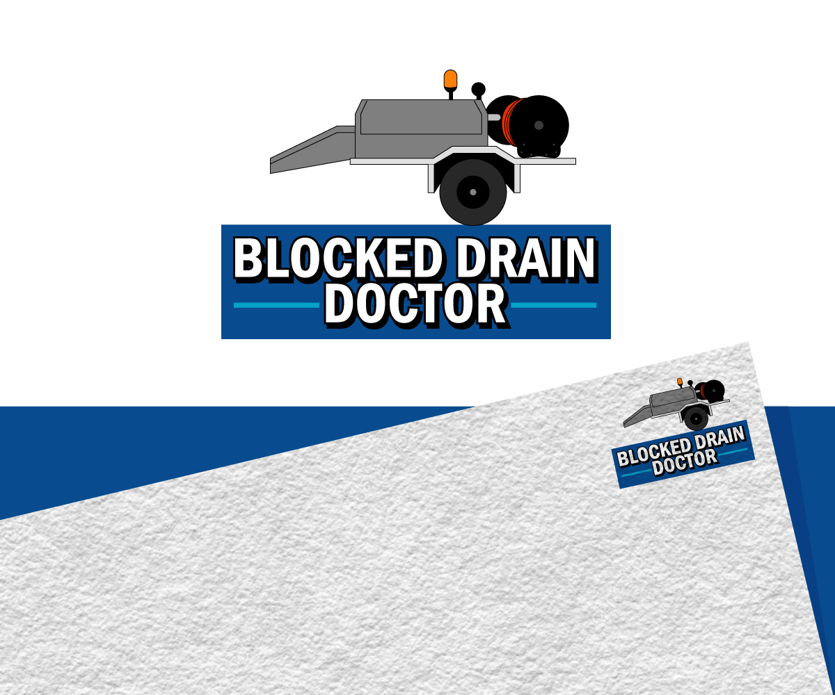 Bold, Modern, Plumber Logo Design for BLOCKED DRAIN DOCTOR by Jay ...