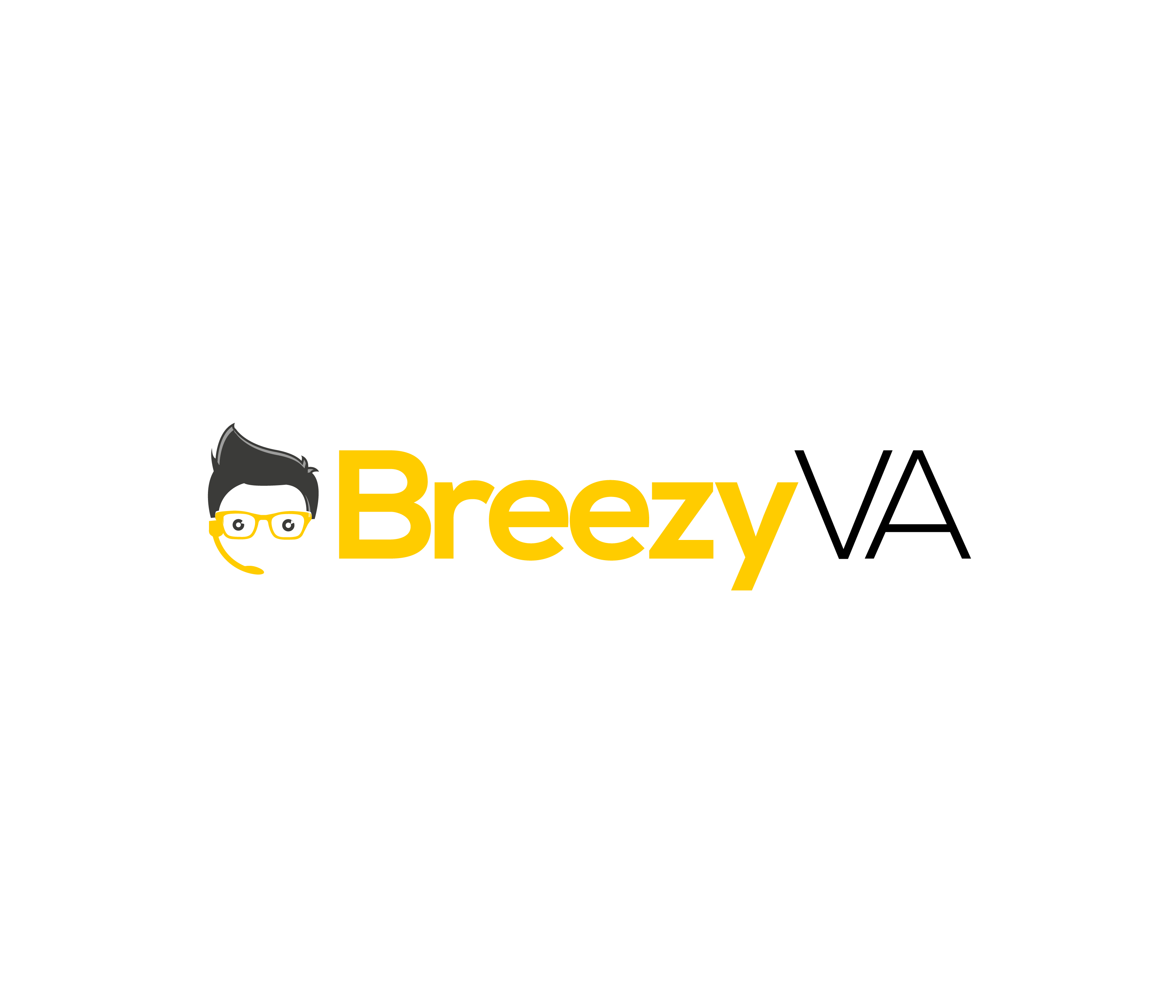 Elegant, Playful Logo Design for Breezy VA by AlphaDezin3 | Design ...