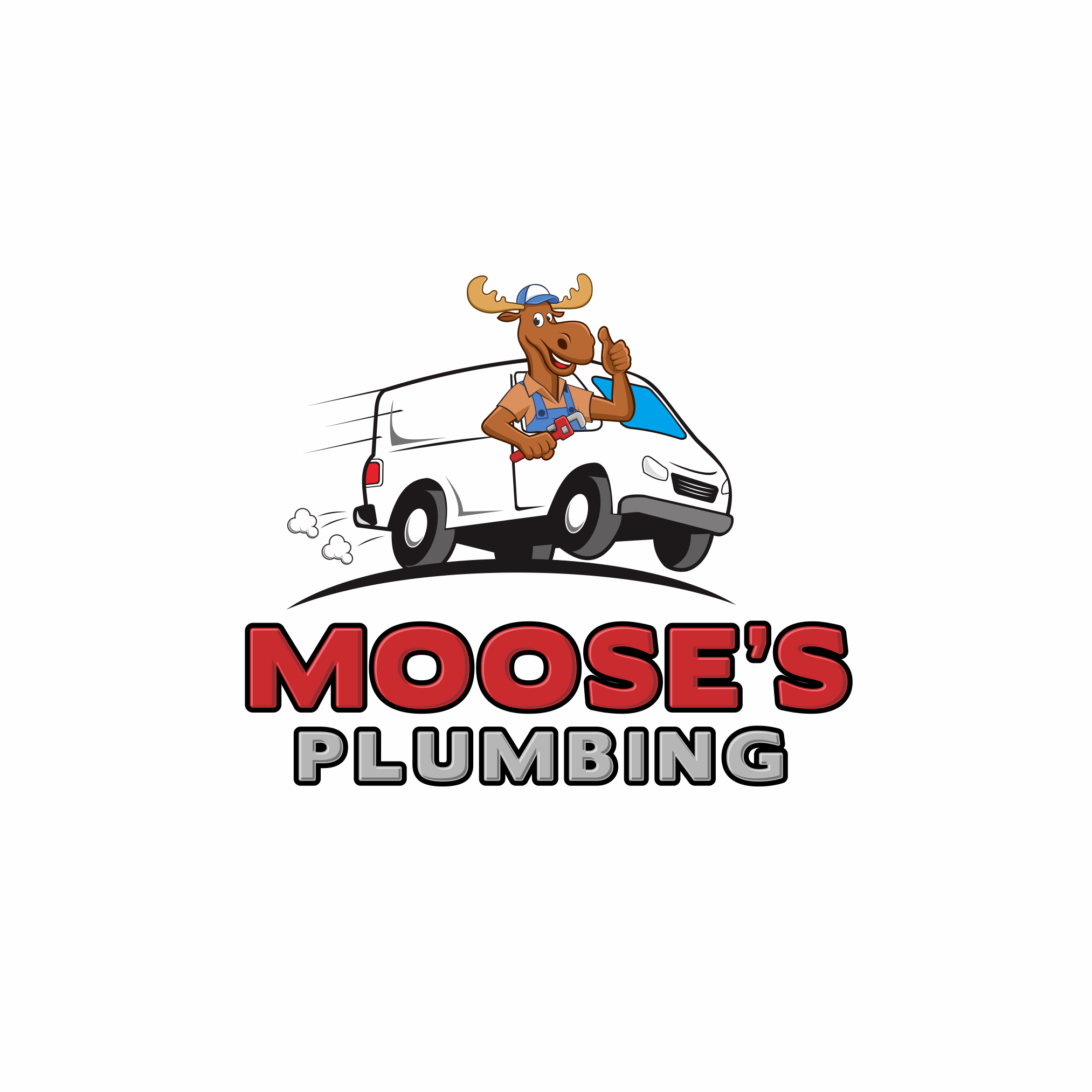 Logo Design for Moose's Plumbing by mazyo2x | Design #24768305