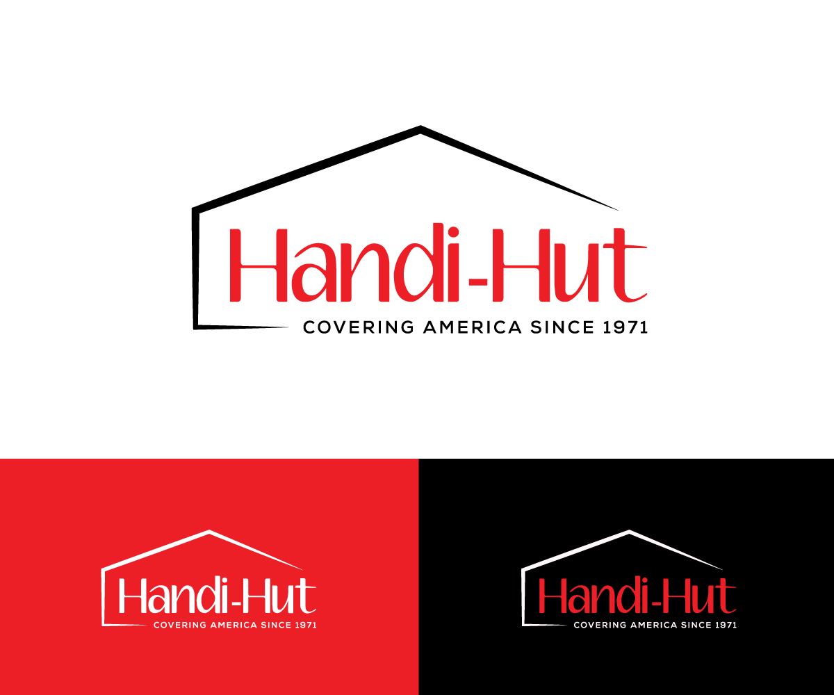 Bold, Modern Logo Design for Handi-Hut (optional byline "Covering ...