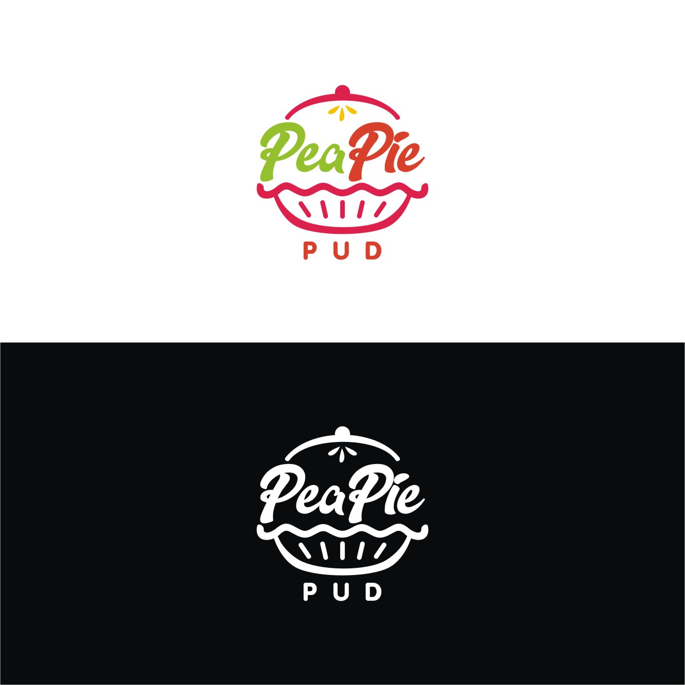 Playful, Modern Logo Design for Pea Pie Pud by Kreative Fingers ...