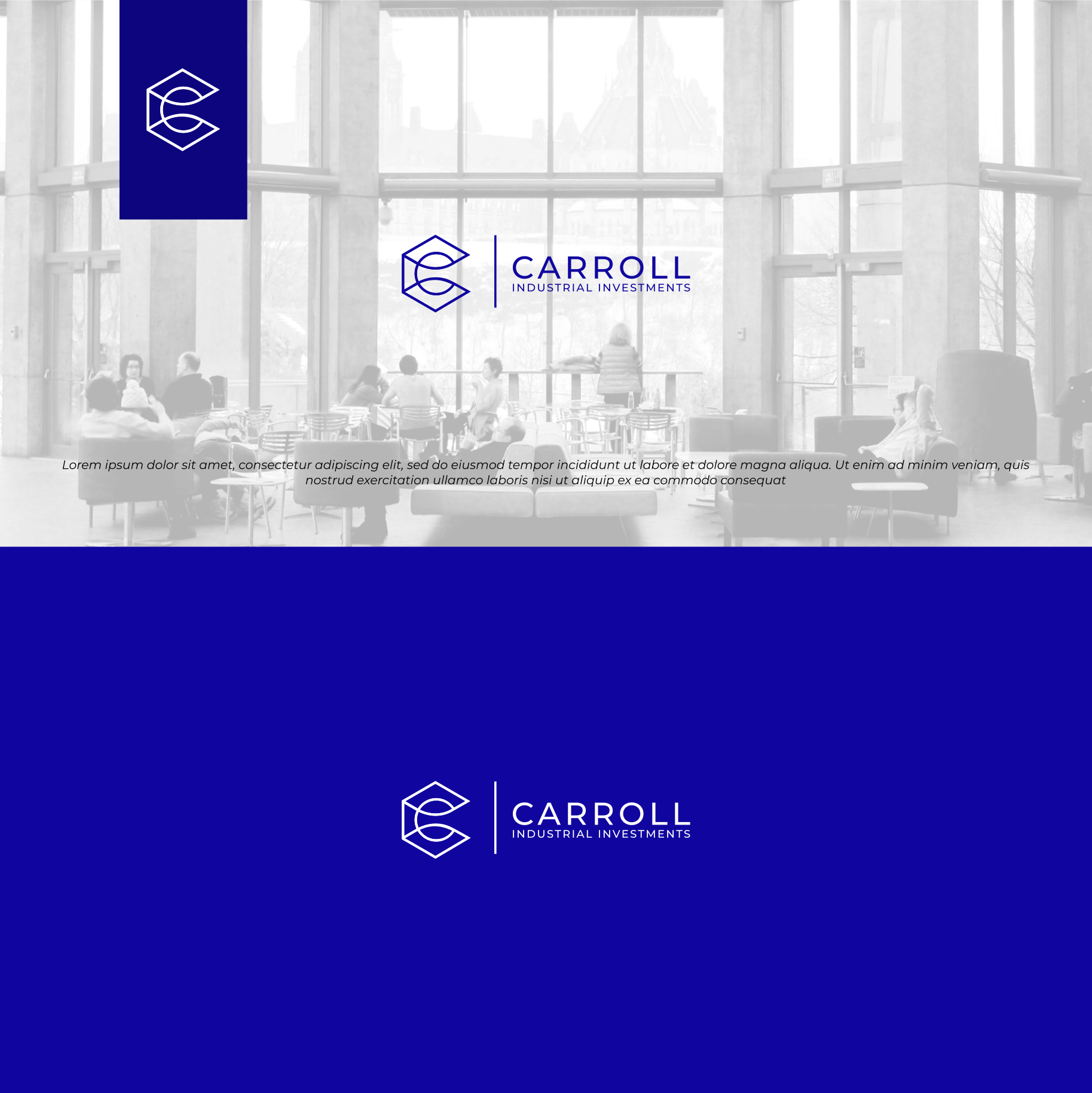Real Estate Development Logo Design for Carroll International ...
