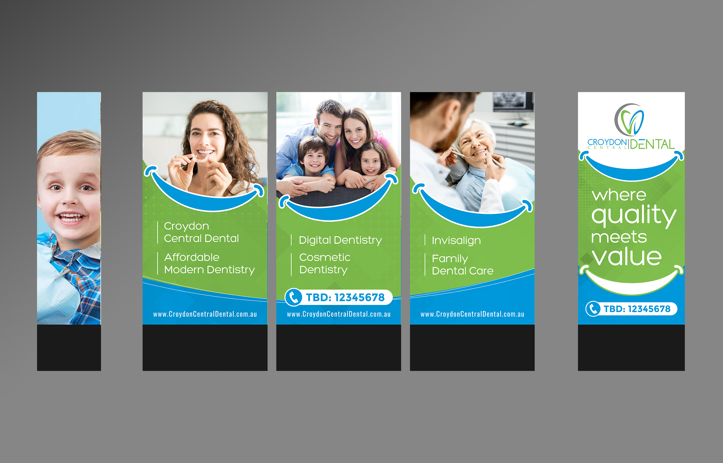 Elegant, Modern, Dental Clinic Signage Design for a Company by ecorokerz | Design #24813222