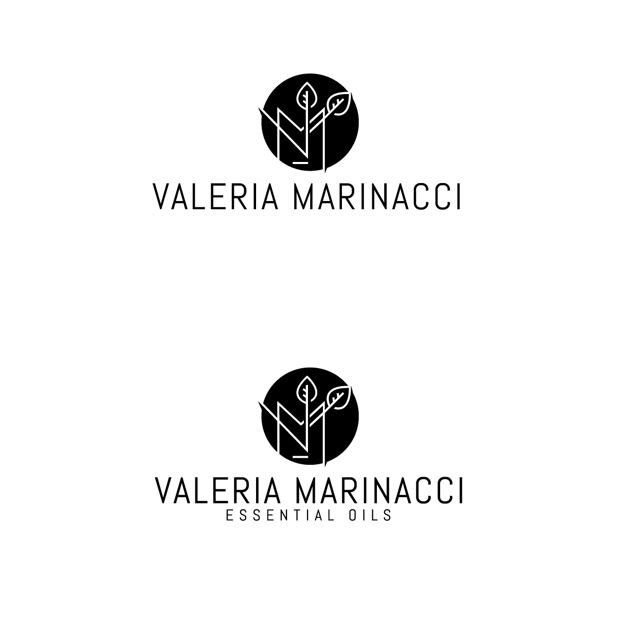Modern, Elegant Logo Design for VM Valeria Marinacci DESIGN by Graphic ...