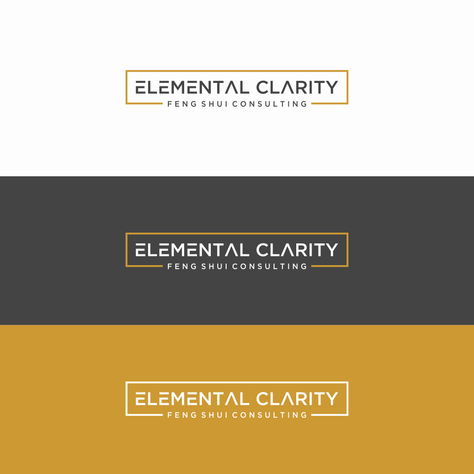 Upmarket, Conservative Logo Design for "Elemental Clarity" (In subtext ...