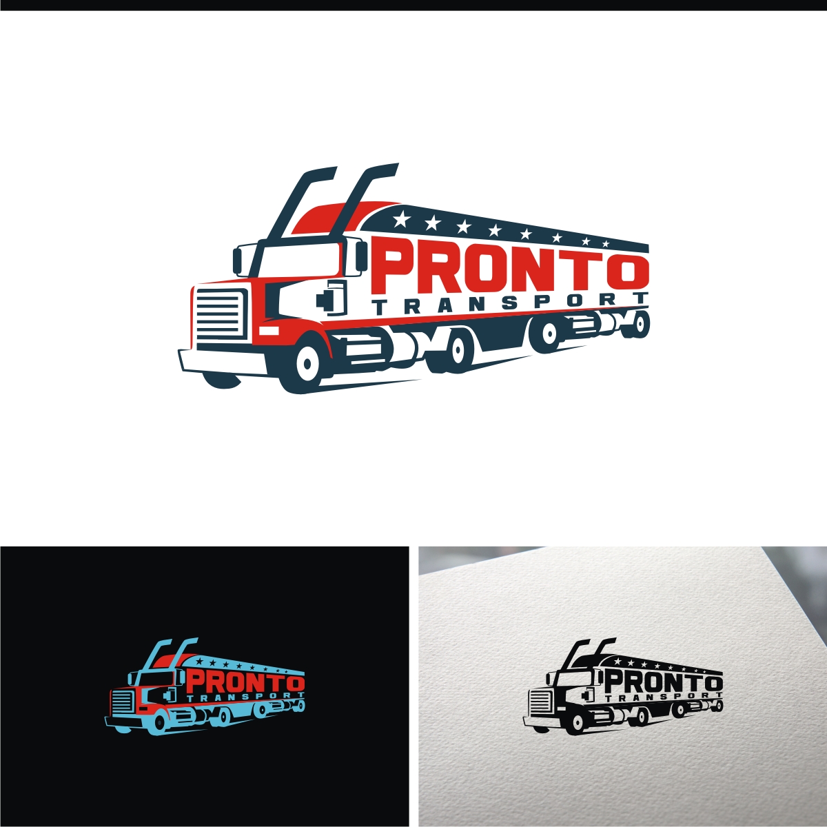Logo Design for Pronto Transport by e-graphics | Design #24815835