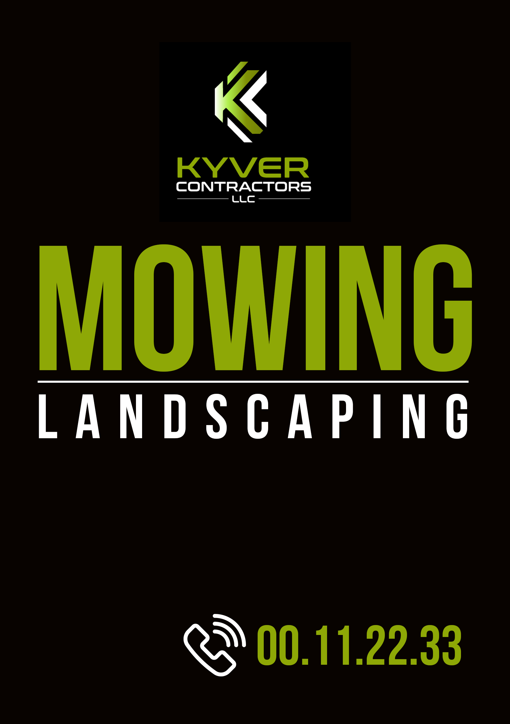 Signage Design for Kyver Contractors, LLC by Black Machine Grafx ...