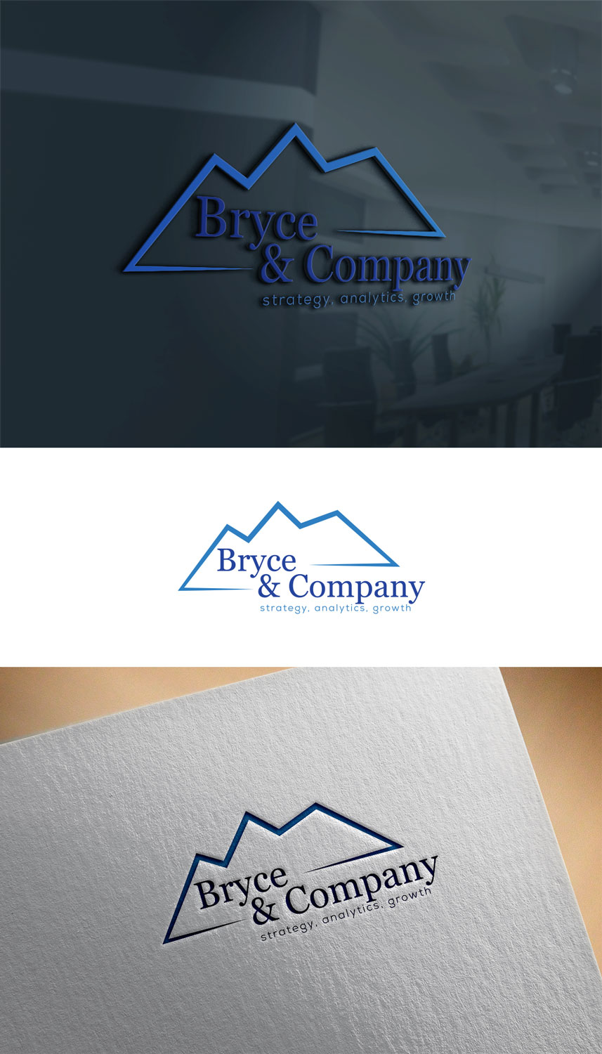 Logo Design for Bryce & Company (tagline: strategy, analytics, growth ...