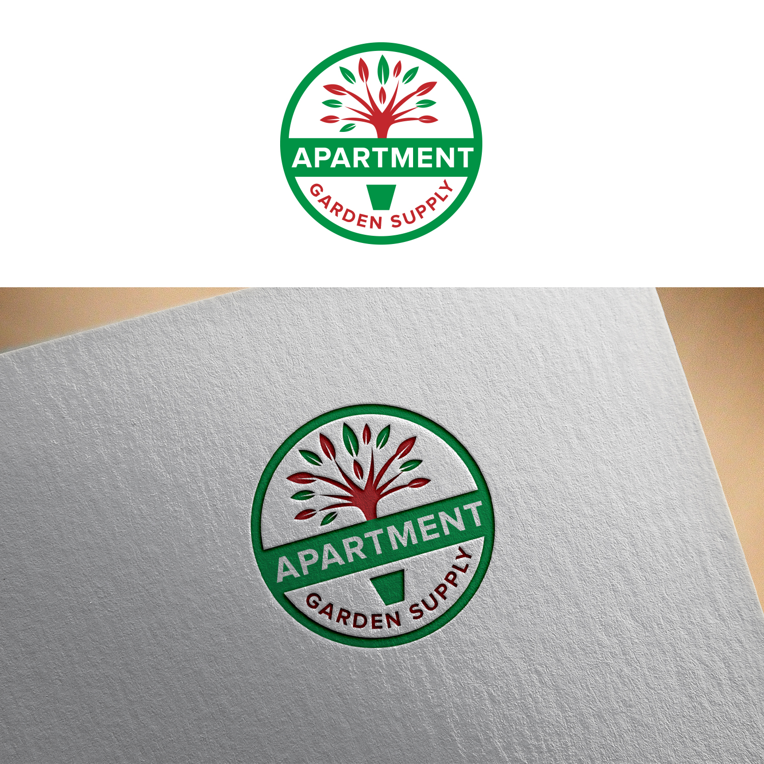 Personable, Playful, Garden Supply Logo Design for versions with "Apt ...