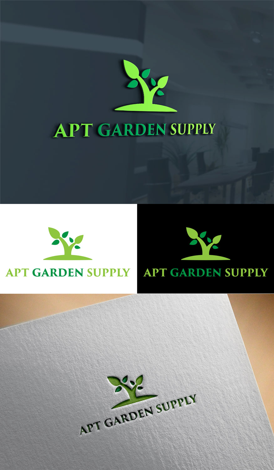 Personable, Playful, Garden Supply Logo Design for versions with "Apt ...