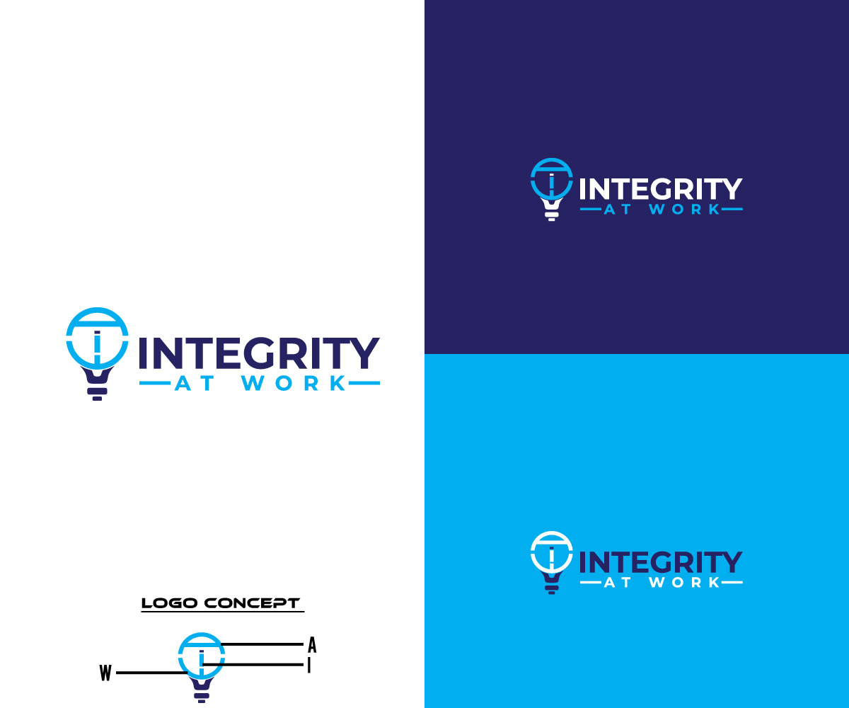 Logo Design for Integrity at Work by Rixes tay | Design #24844000