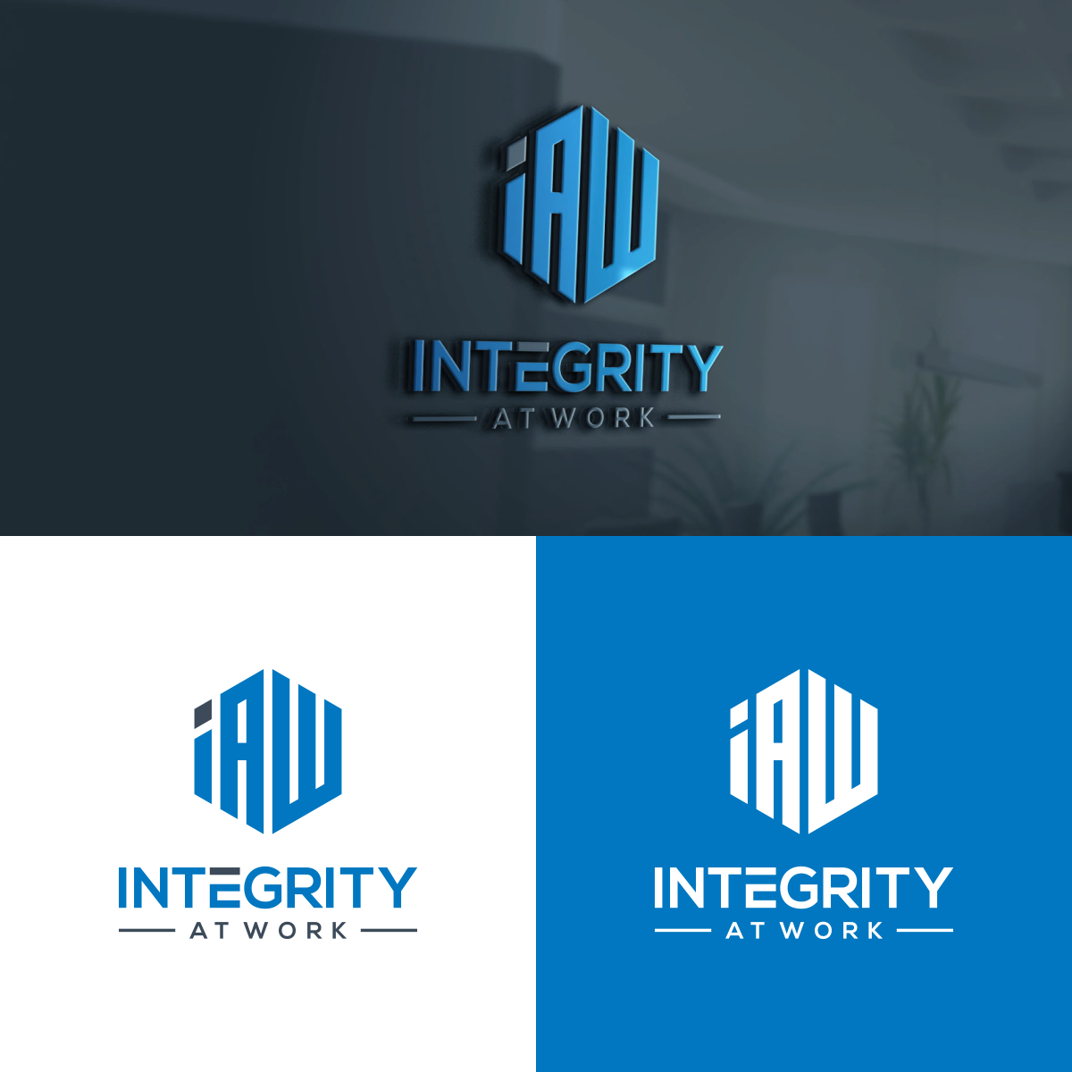 Logo Design for Integrity at Work by shelot | Design #24839126