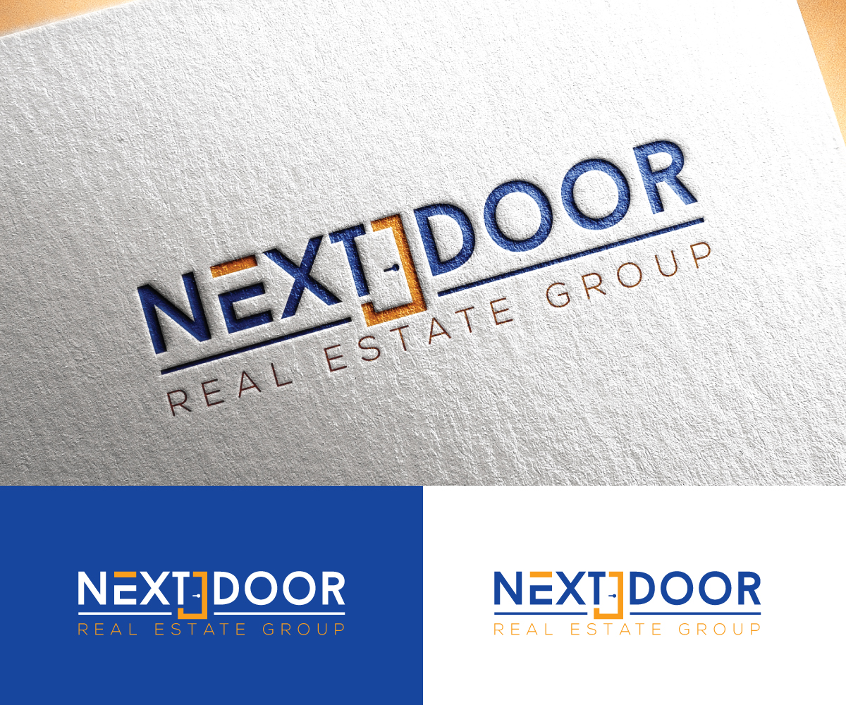 Bold, Professional Logo Design for NEXT DOOR REAL ESTATE GROUP by step ...