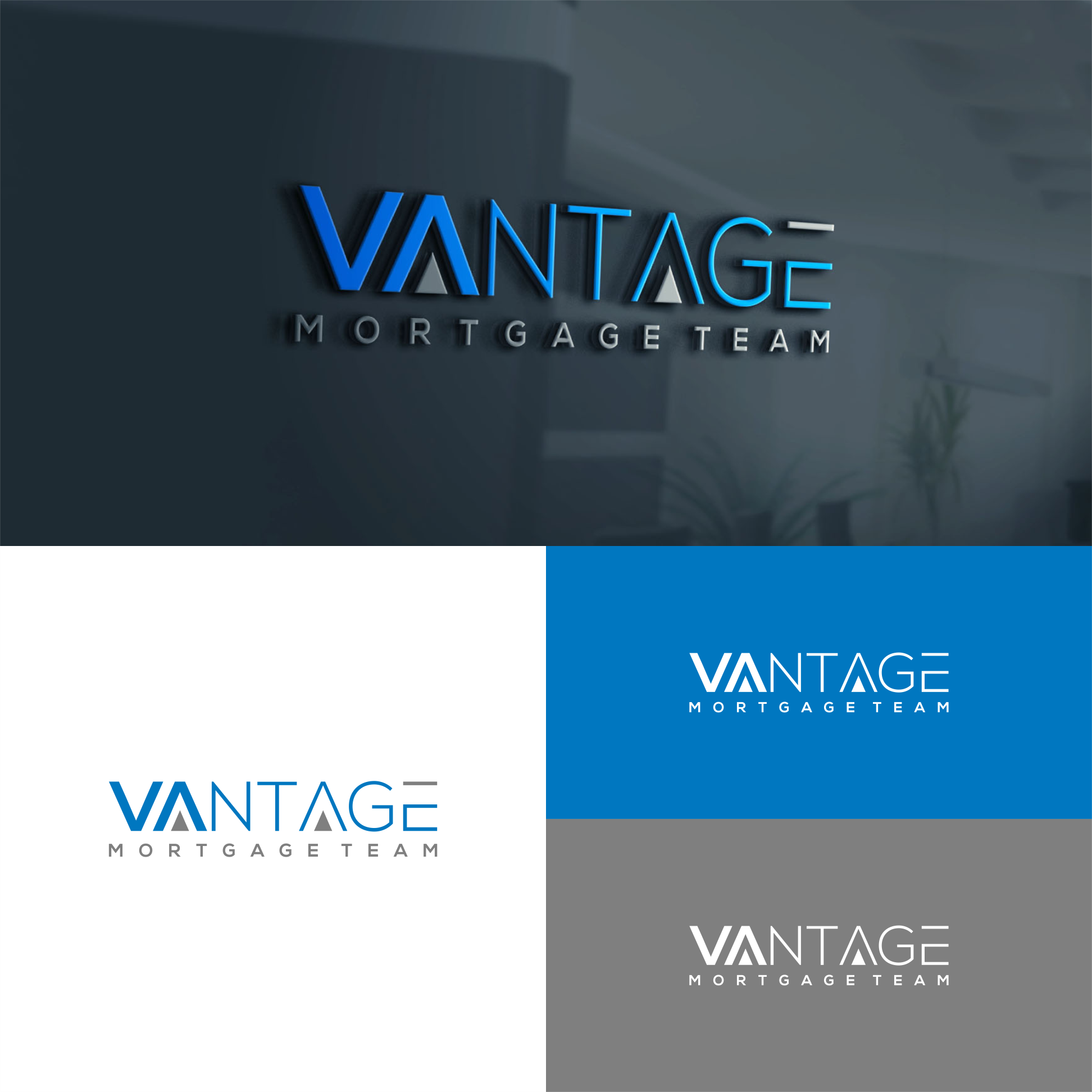 Bold, Professional, Mortgage Lender Logo Design for Vantage Mortgage ...