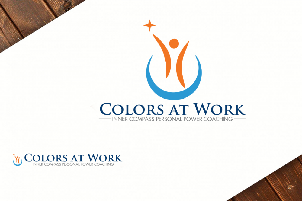Colorful, Elegant Logo Design for Colors at Work Inner Compass Personal ...