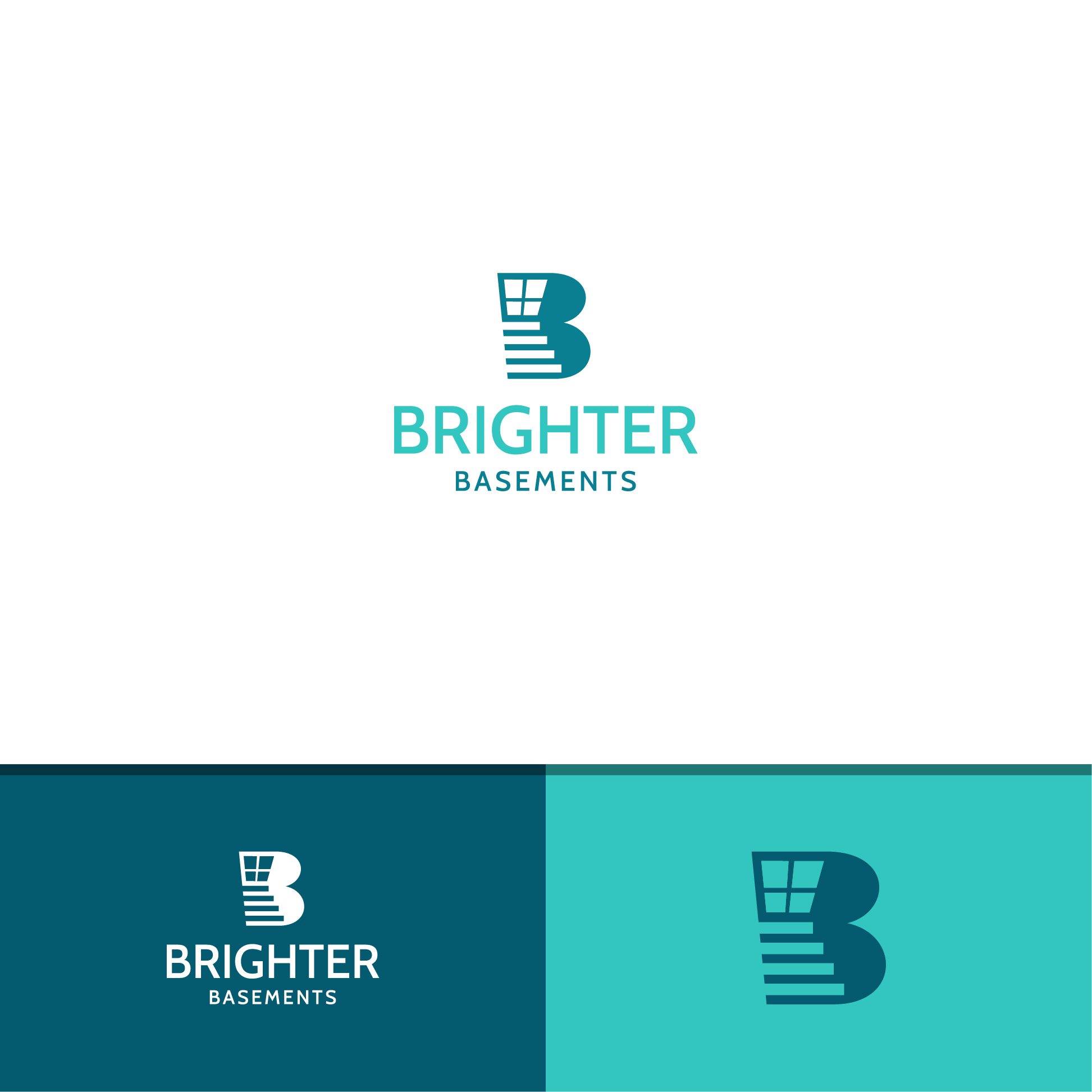Logo Design for Brighter Basements by anizonestudio | Design #24933143