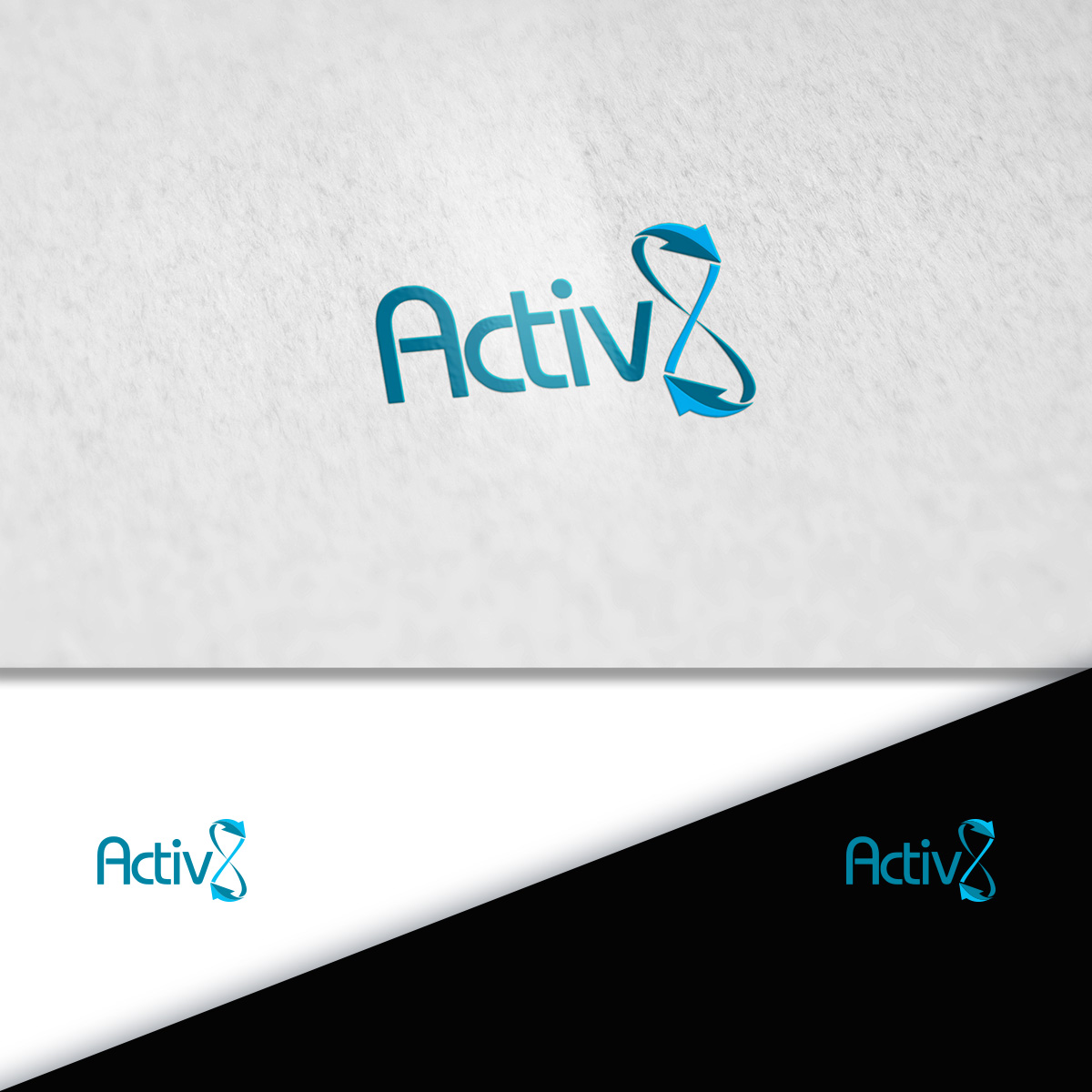 Logo Design for "Activ8" Sublogo would be "Conseil, formation ...