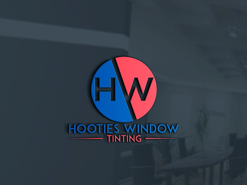 Professional, Feminine, Window Tinting Logo Design for Hooties Window ...