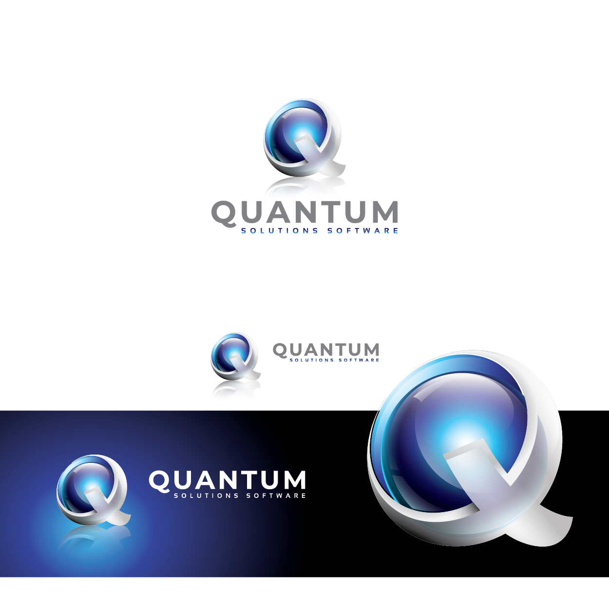 Playful, Modern, High Tech Logo Design for Quantum Solutions Software ...