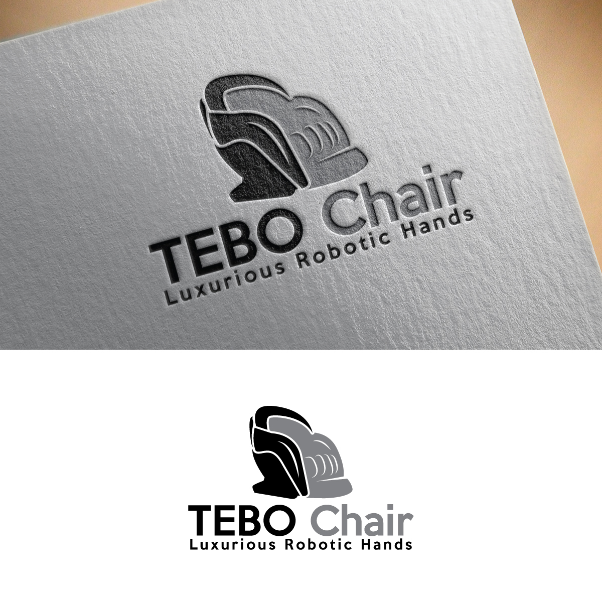 Upmarket, Elegant Logo Design for "TEBO Chair", with a tagline of ...