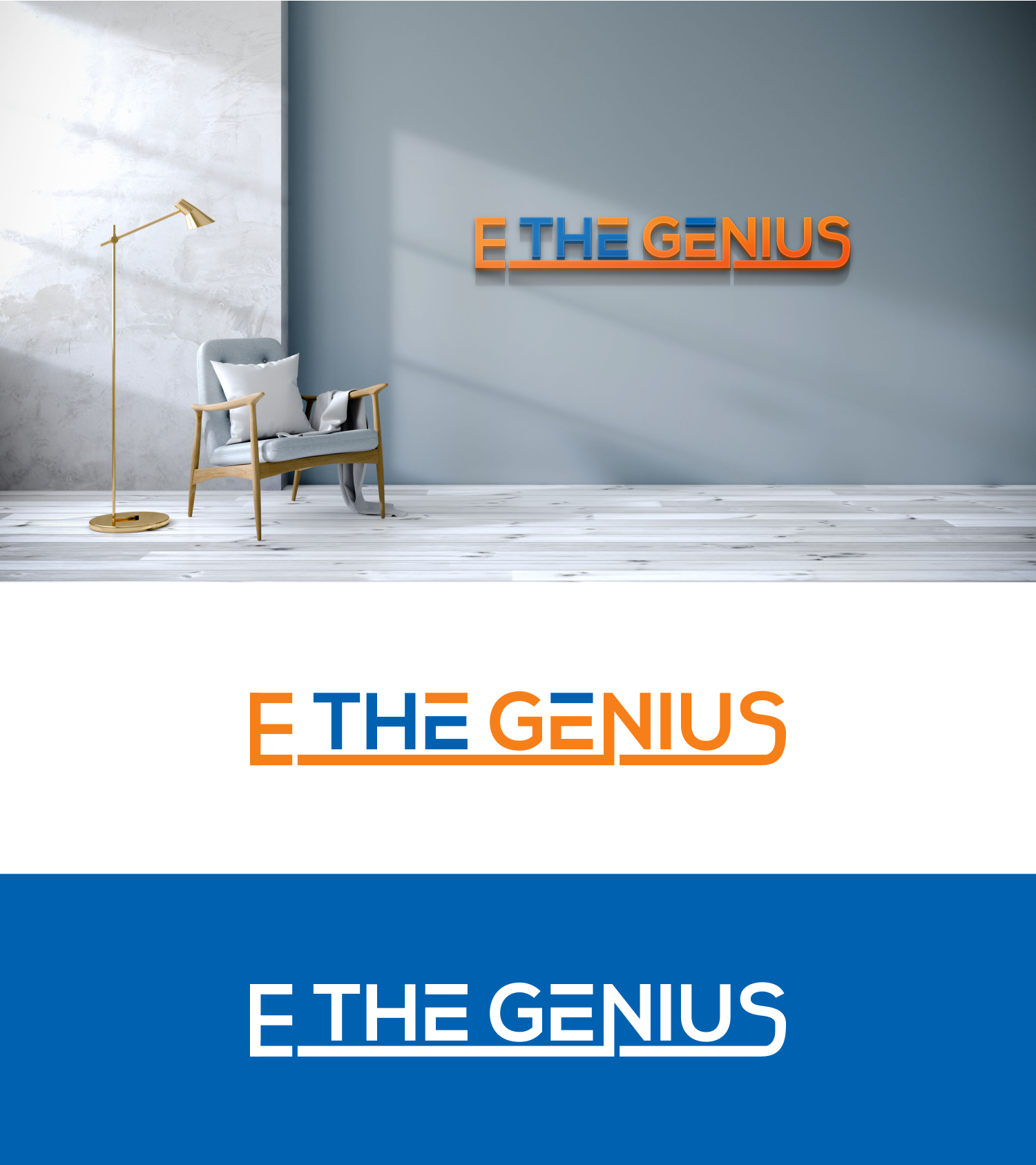Masculine, Bold Logo Design for E THE GENIUS by DarmoRebi | Design ...